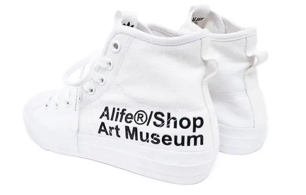 Adidas Alife X Nizza High 'artist Proof' Sneakers - White