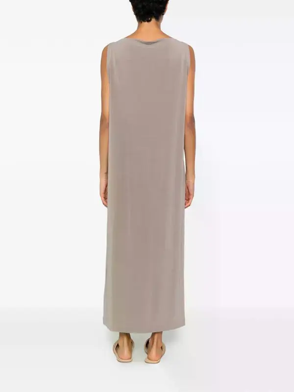 Issey Miyake Sleeveless Midi Dress