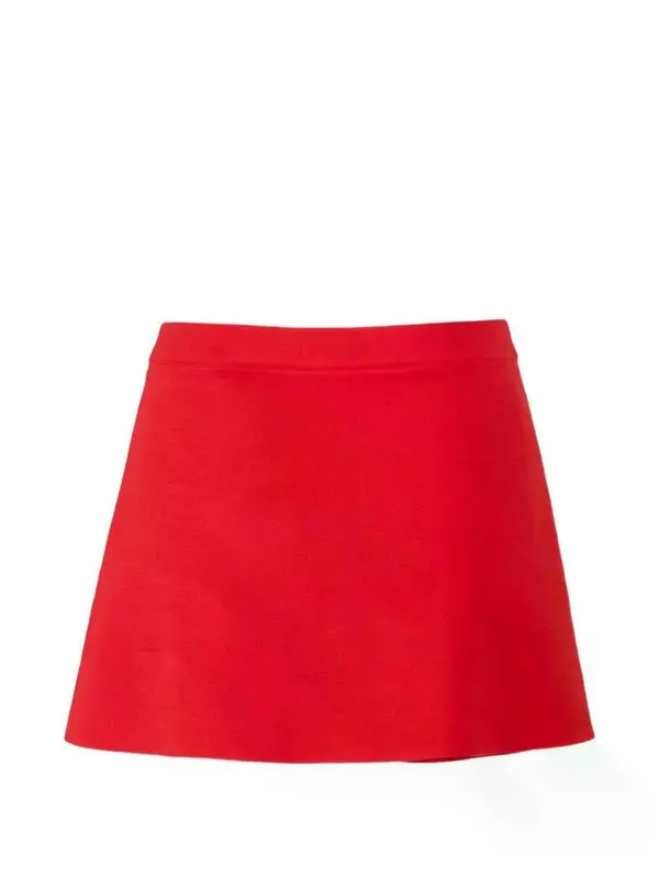 Cult Gaia Amoret Logo-buckle A-line Mini Skirt - Red