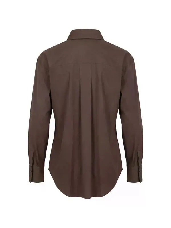 Brunello Cucinelli Tie-detail Cotton Shirt