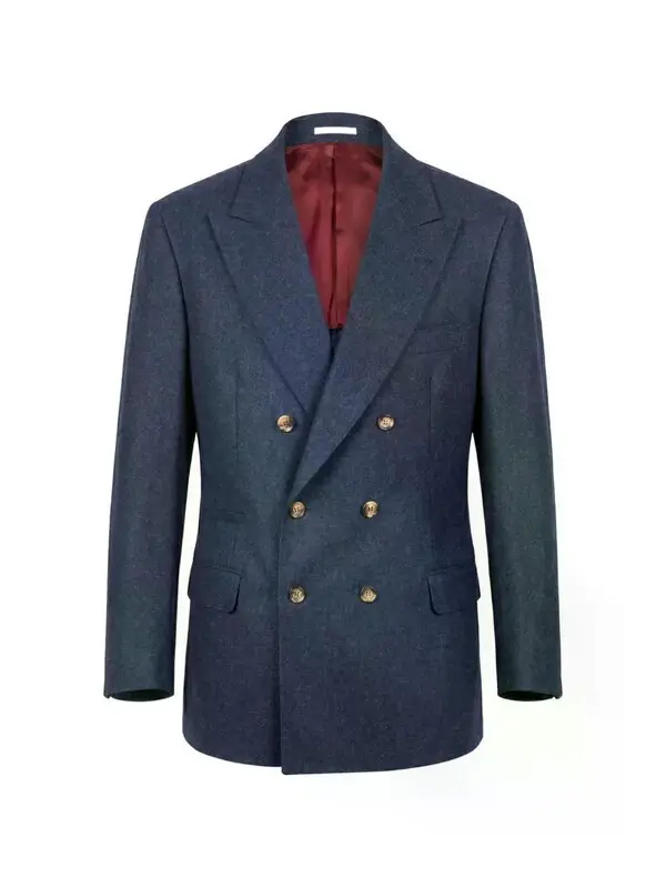 Brunello Cucinelli Double-breasted Peak-lapel Blazer