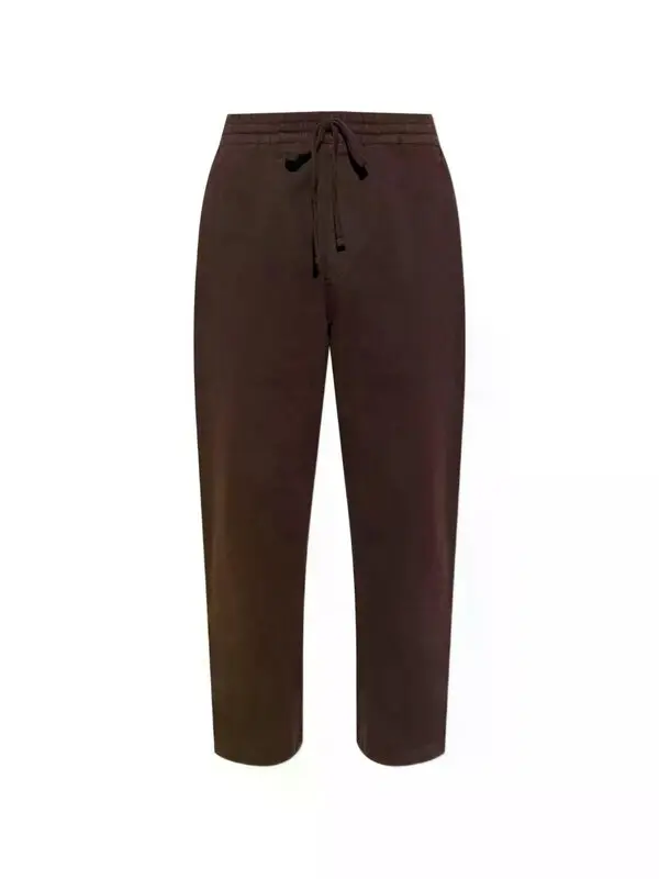 Carhartt Work In Progress Floyde Logo-patch Drawstring Trousers - Brown