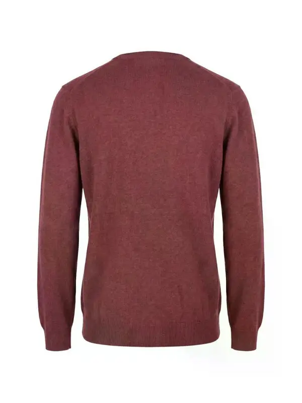 Brunello Cucinelli Cashmere V-neck Sweater - Red
