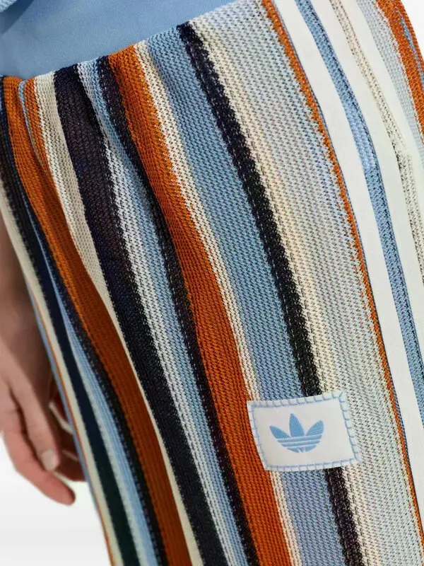 Adidas Firebird Summer Glow Striped Logo-patch Trousers