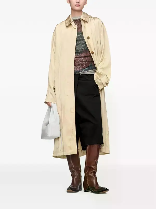 MAISON MARGIELA Bonded Creases Trench Coat
