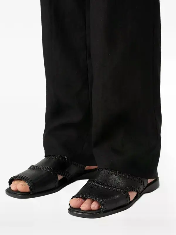 Hereu Braided Seam Slingback Sandals