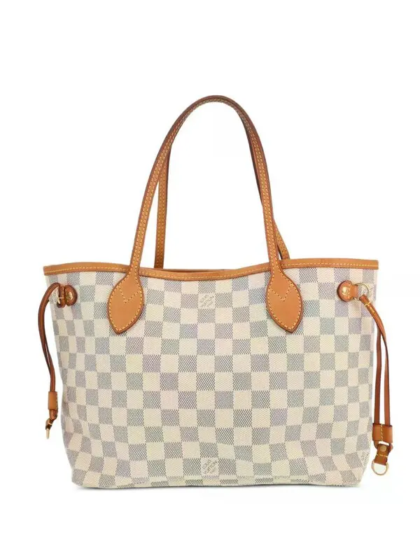 LOUIS VUITTON Neverfull Damier Azur Tote Bag