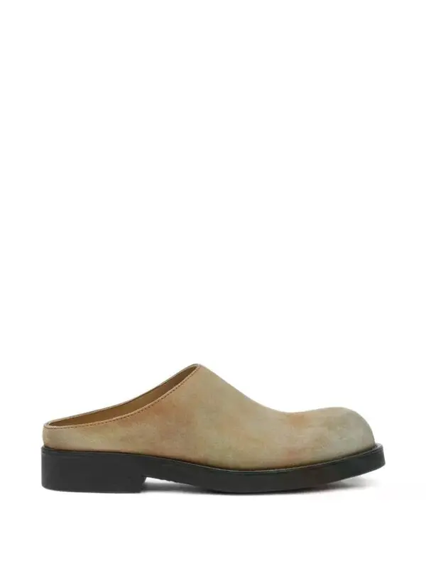 MAISON MARGIELA Washed Suede Mules - Neutrals