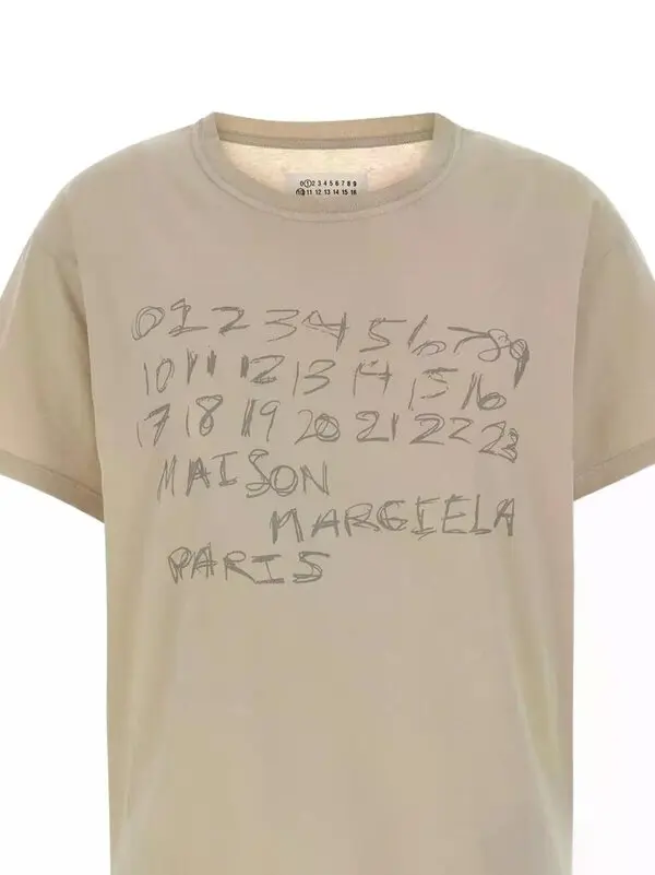 MAISON MARGIELA Numerical Logo Print T-shirt