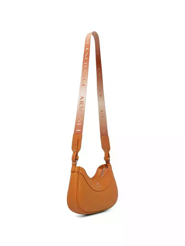 Armani Exchange Pebbled Logo Cross Body Bag