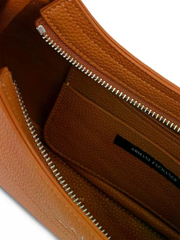 Armani Exchange Pebbled Logo Cross Body Bag
