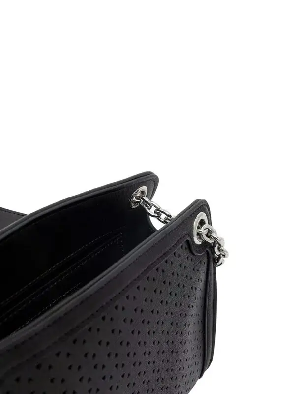Armani Exchange Perforated Logo Plaque Crossbody Bag