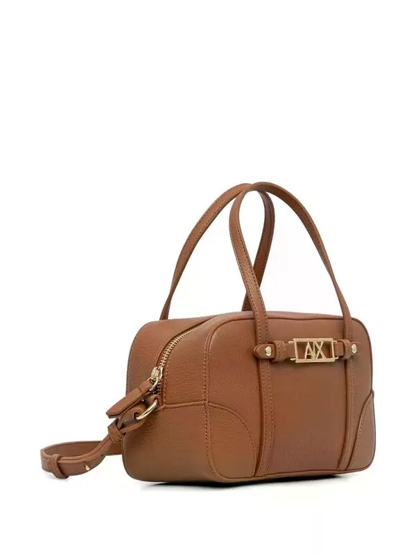 Armani Exchange Logo Plaque Tote Bag