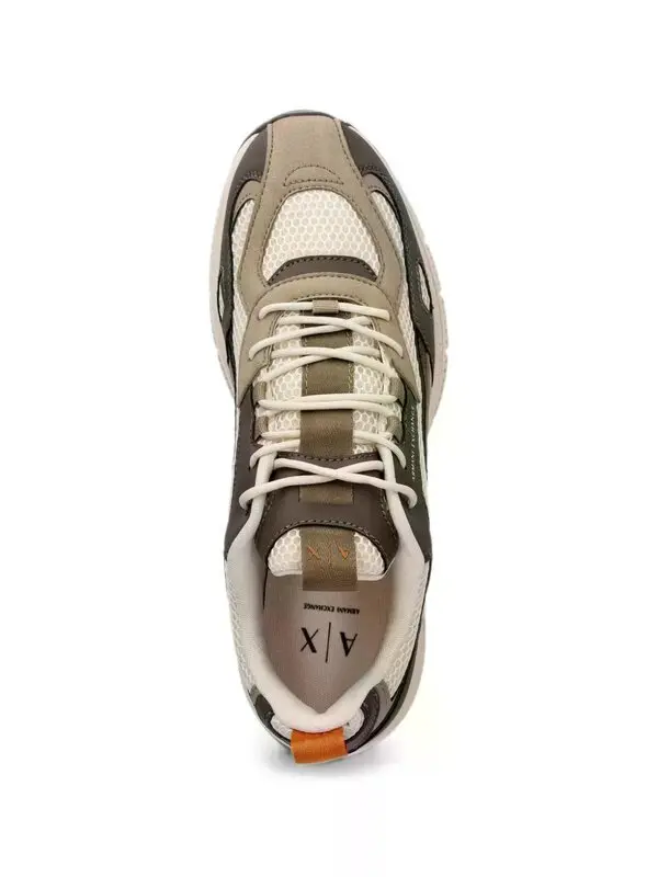 Armani Exchange Panelled Mesh Sneakers