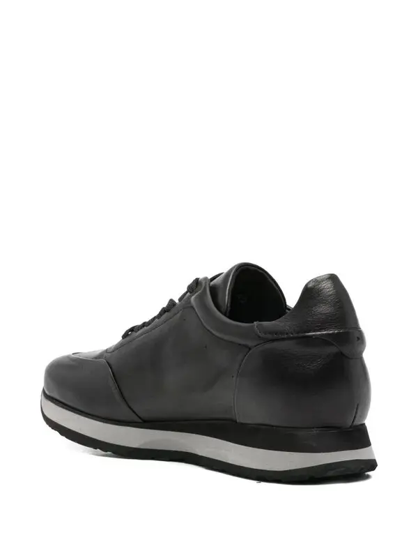 JOHN HARRISON Leather Panelled Lace-up Sneakers