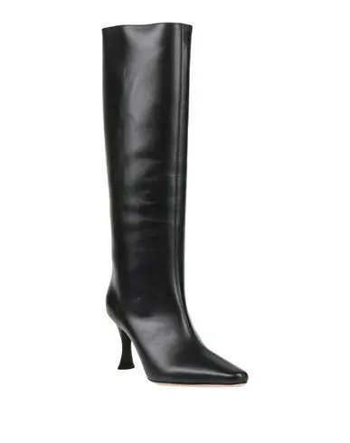 By Far Calfskin Pointed Toe High Heel Boots