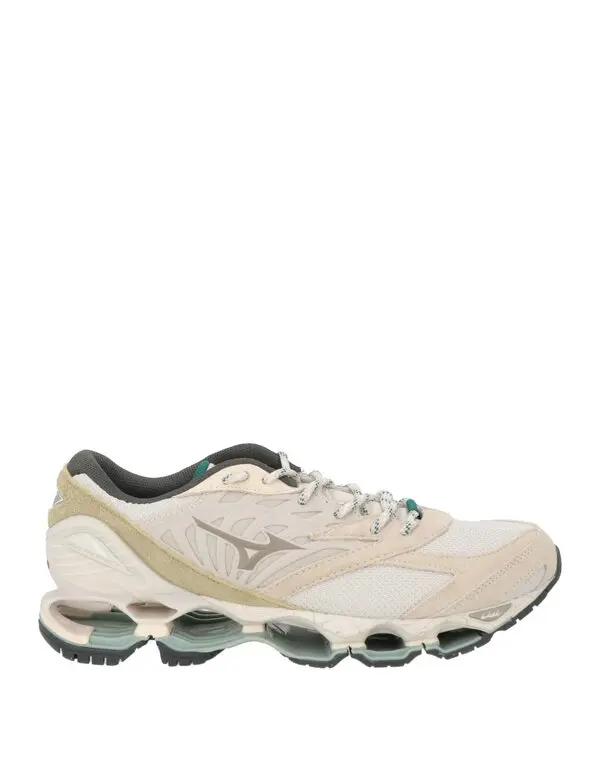 Mizuno Light Leather & Textile Fiber Low-top Sneakers - Grey