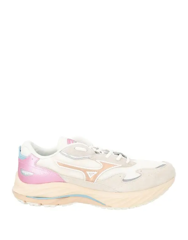 Mizuno Lightweight Leather And Textile Fiber Sneakers