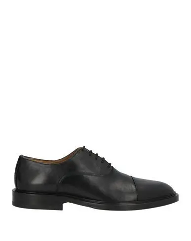 TESTONI Leather Oxford Shoes - Black