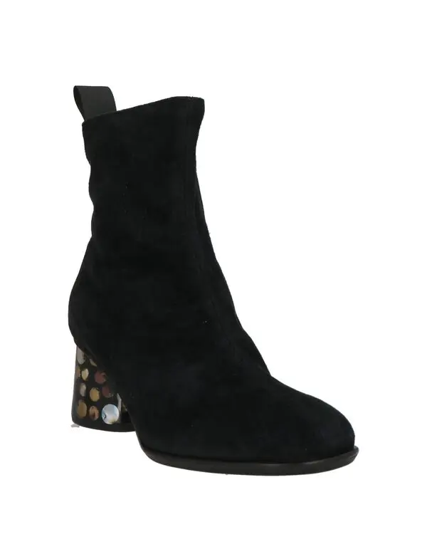 Malìparmi Ankle Boots In Suede With Block Heel