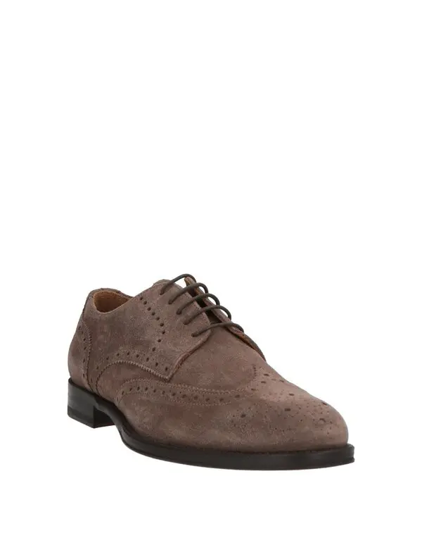TESTONI Lace-up Shoes Size Calfskin - Grey