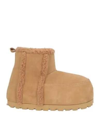 Inuikii Leather Padded Ankle Boots - Camel