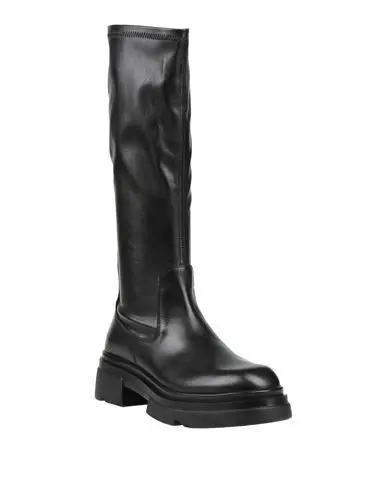 EMANUÉLLE VEE Emanuéllé Vee Leather Block Heel Boots