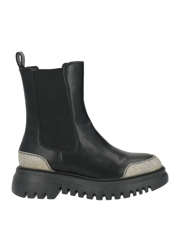 TOSCA BLU Leather And Textile Fiber Ankle Boots