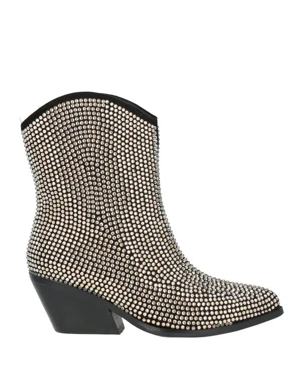 TOSCA BLU Platinum Textile Fibers Ankle Boots