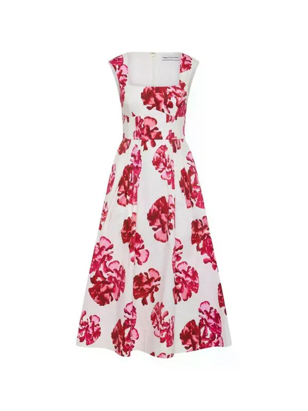 Rebecca Vallance Damask Rose Midi Dress