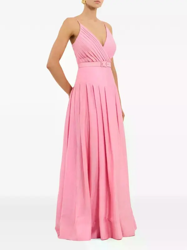 Rebecca Vallance Pleated Midi Dress