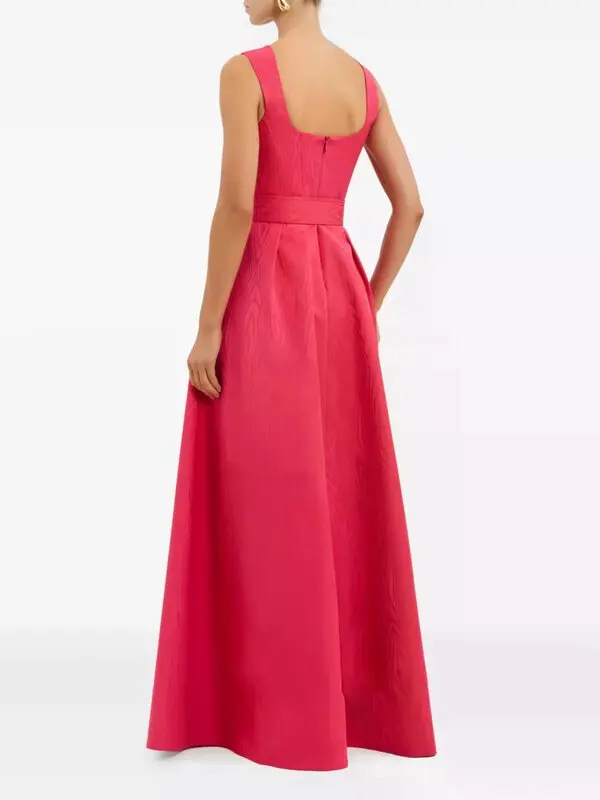 Rebecca Vallance Rosalia Gown In Magenta