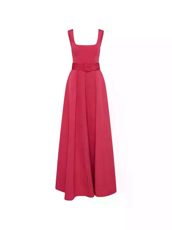 Rebecca Vallance Rosalia Gown In Magenta