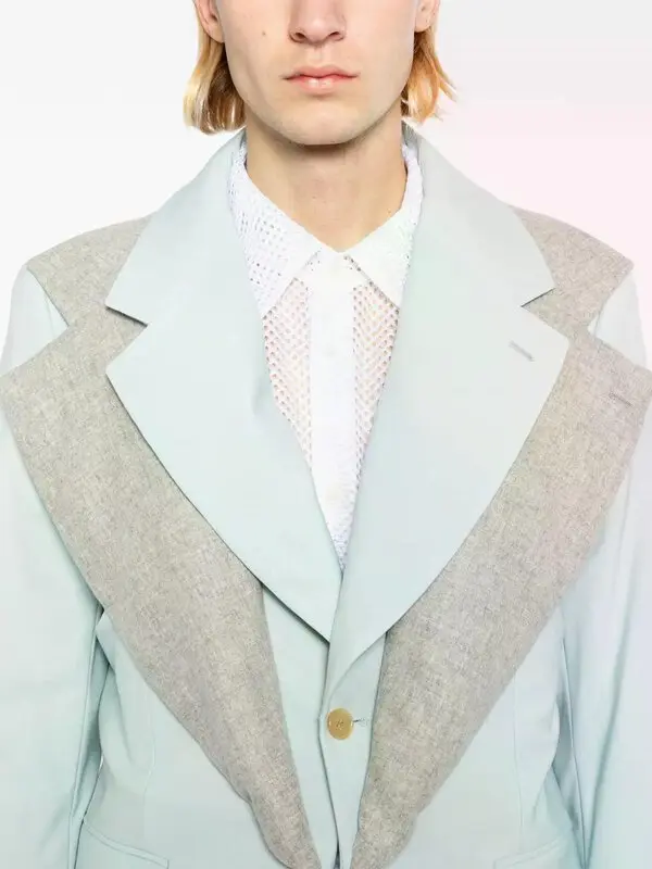 Comme Des Garçons Layered-lapel Blazer