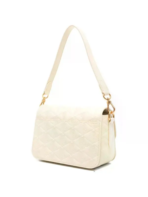 Lacoste Monogram Embossed Shoulder Bag