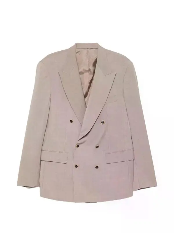 MARSEM Double-breasted Peak-lapels Blazer
