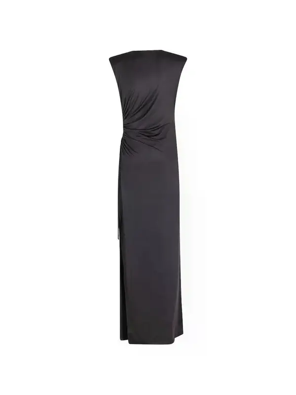 Essentiel Antwerp Ruched Sleeveless Maxi Dress