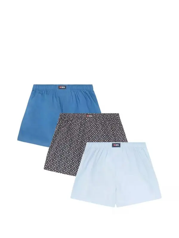 DIESEL® Graphic-print Cotton Boxer Shorts Pack