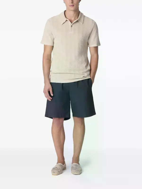 Missoni Chevron-knit Polo Shirt