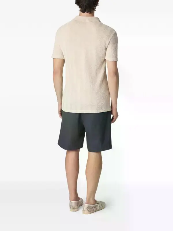 Missoni Chevron-knit Polo Shirt