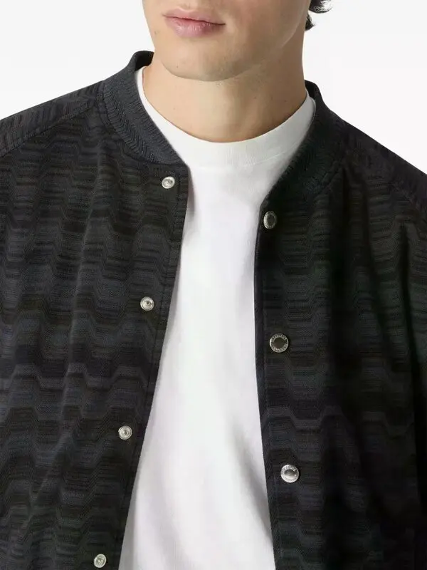 Missoni Zigzag Pattern Bomber Jacket
