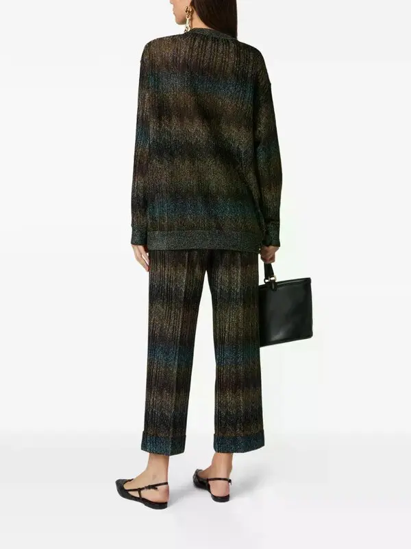 Missoni Zigzag Metallic Thread Cardigan