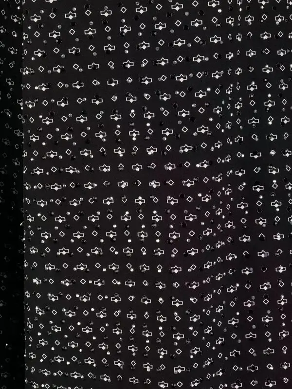 Ermanno Scervino Bandana-print Sequin-embellished Palazzo Pants