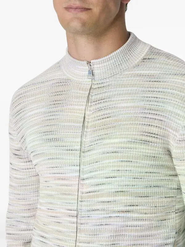 Missoni Ribbed Zip-up Cardigan