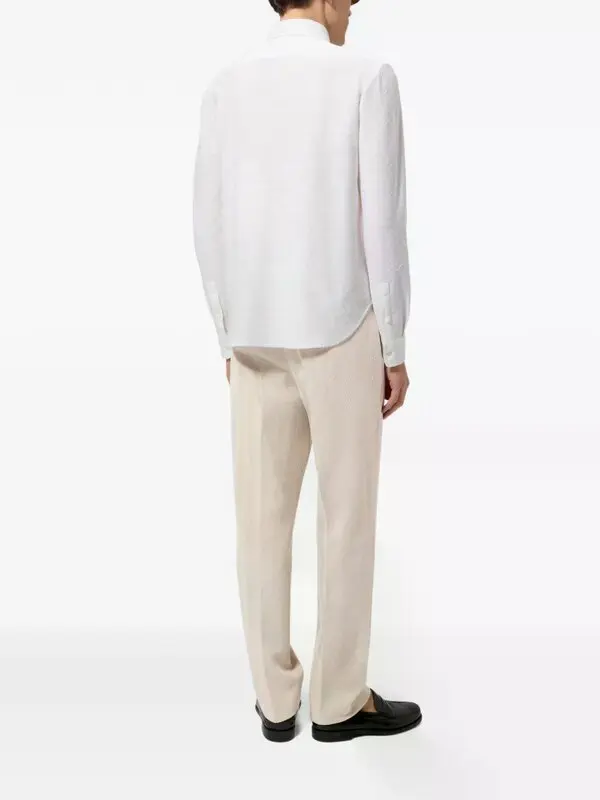 Missoni Beige Chevron-knit Tailored Trousers