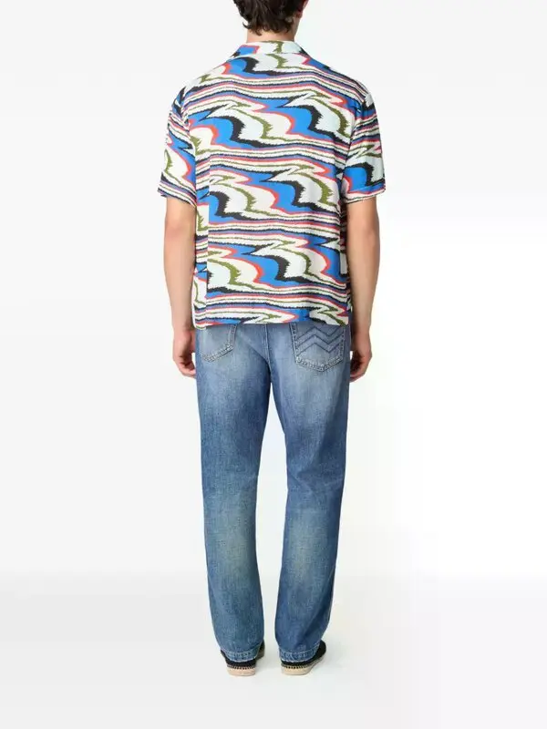 Missoni Abstract-print Short-sleeve Shirt