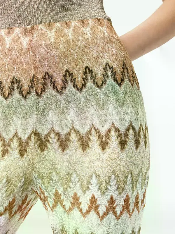 Missoni Zigzag Knit Flared Trousers