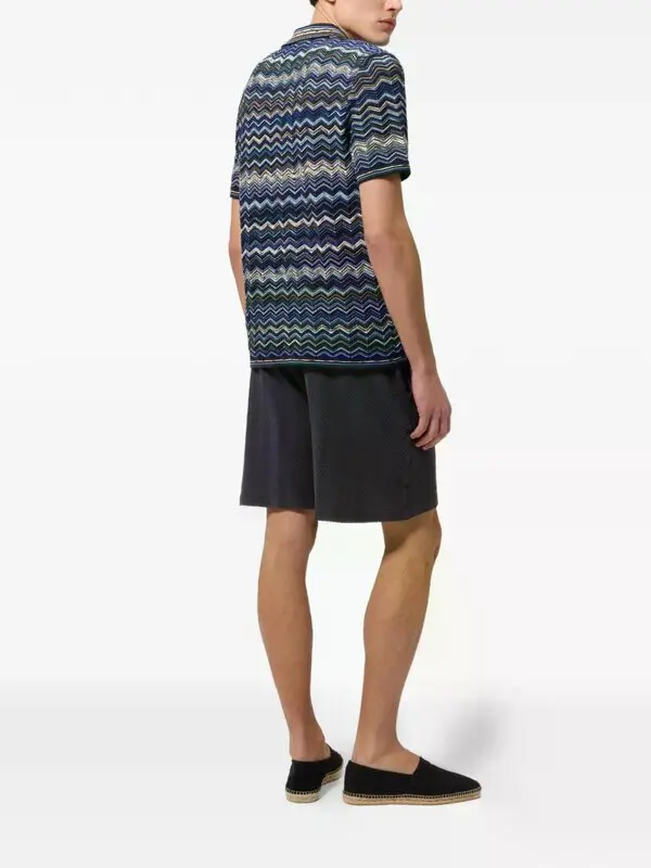 Missoni Zigzag Pattern Elasticated Waist Shorts