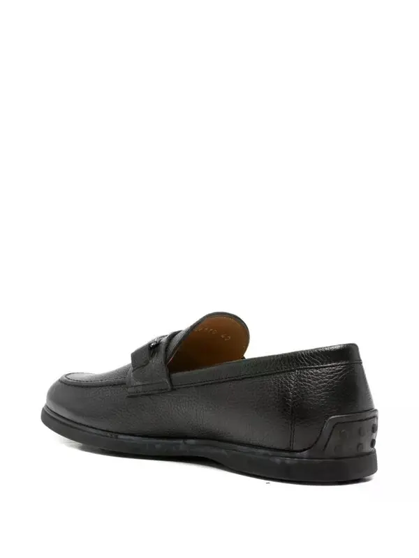 JOHN HARRISON Grained Leather Loafers