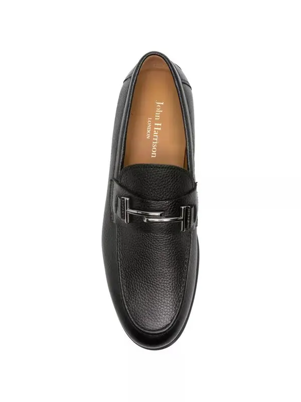 JOHN HARRISON Grained Leather Loafers